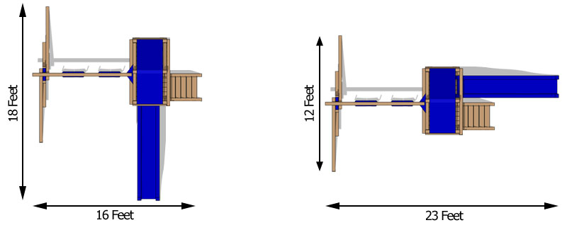 Cedar Swing Sets - The Dunmore Play Set
